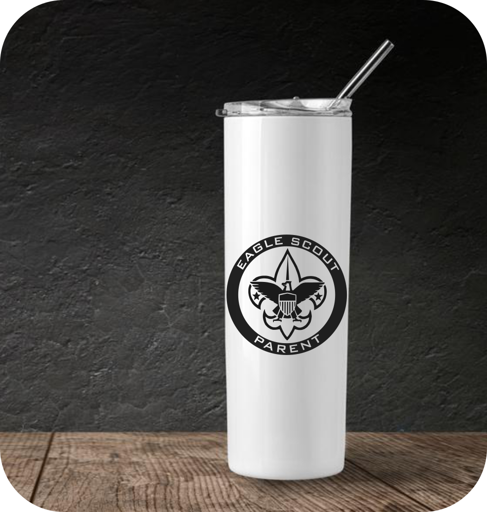 BSA EAGLE SCOUT PARENT Circular emblem Decal | Vinyl Messages